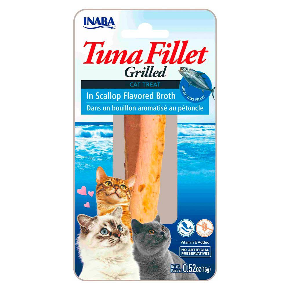 Inaba Cat Snack Grilled Tuna Fillet - In Crab Flavored Broth - Caldo De ...