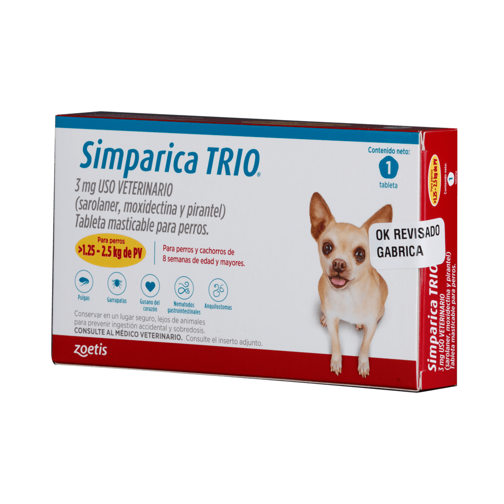 Simparica 80 Mg Caja 1 Tab - Animals Veterinaria - Tu tienda de mascotas